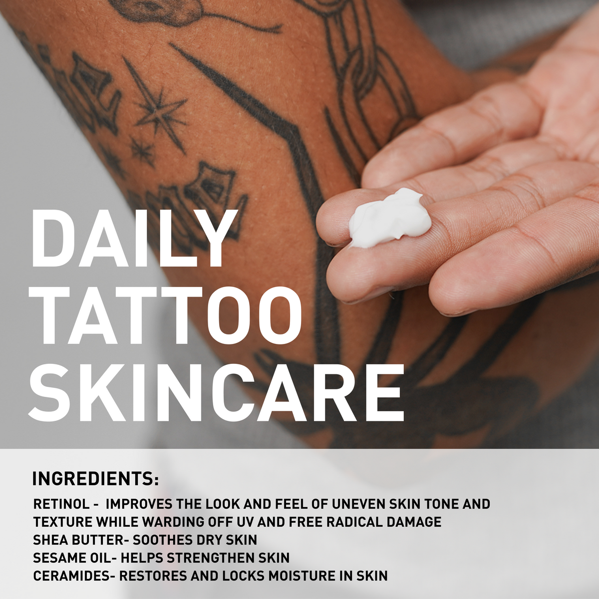 Daily Tattoo Lotion | Moisturizer for Your Ink | Mad Rabbit