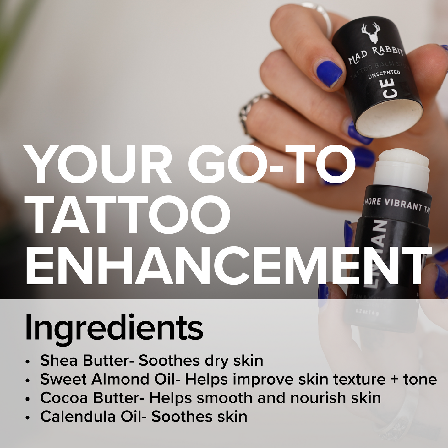 Tattoo Balm Stick | Targeted Tattoo Aftercare | Mad Rabbit